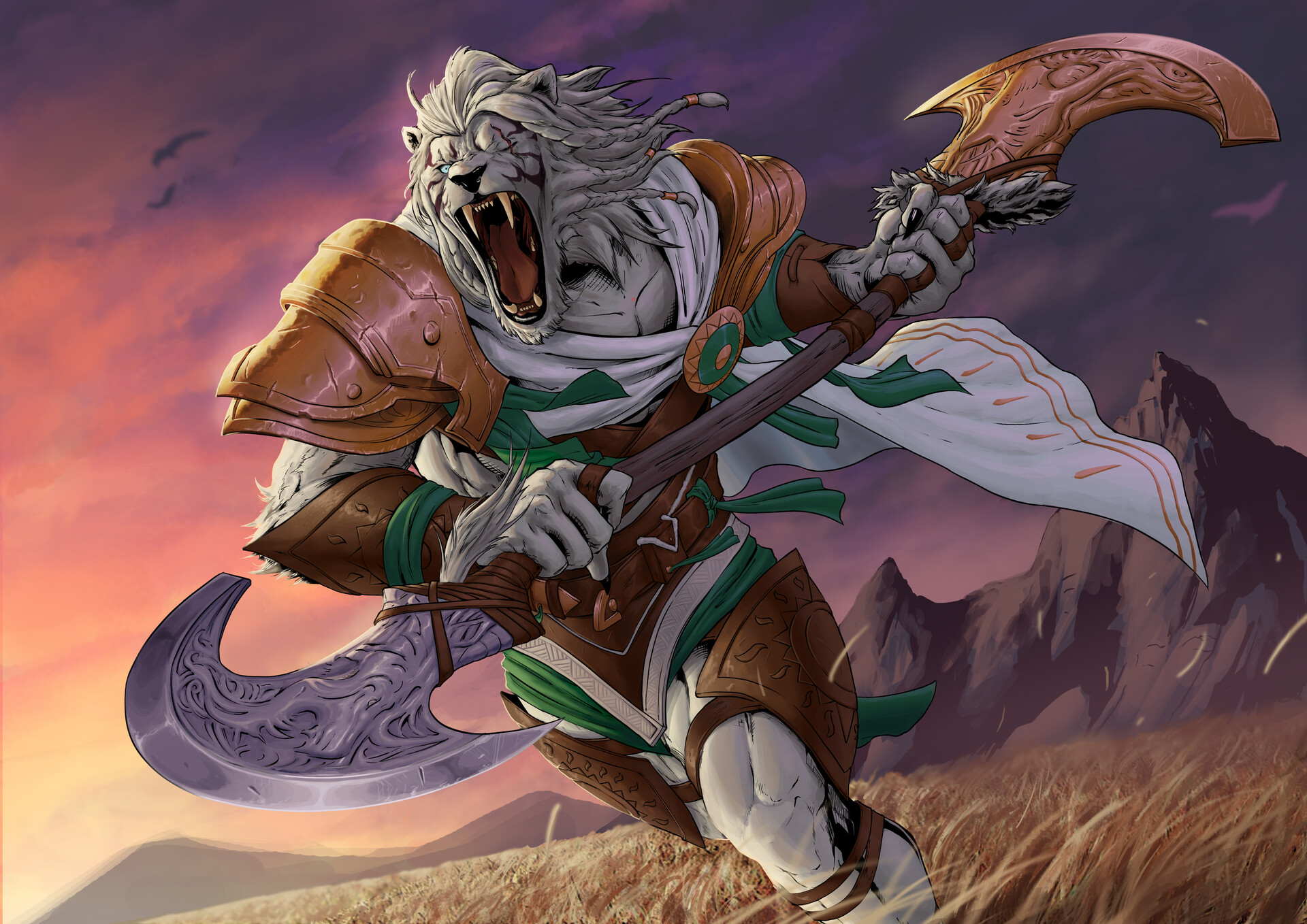 ArtStation - Ajani's Charge