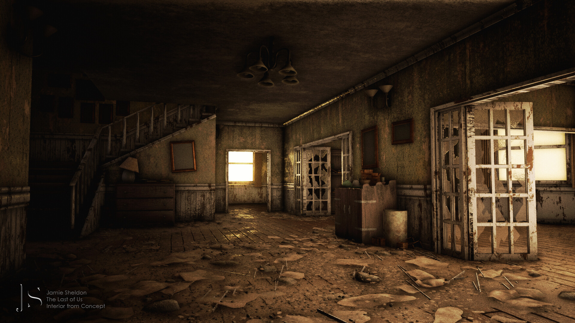 ArtStation - The Last of Us - Interior Environment