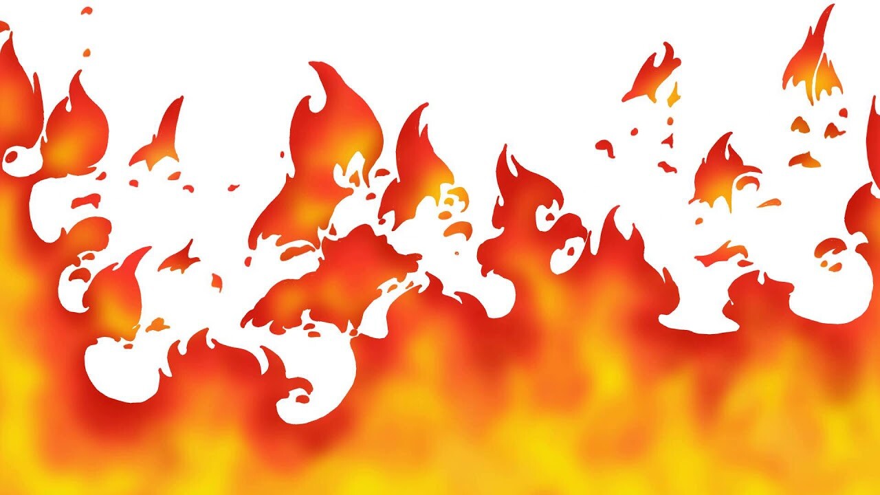 ArtStation - 2D VFX Fire animation