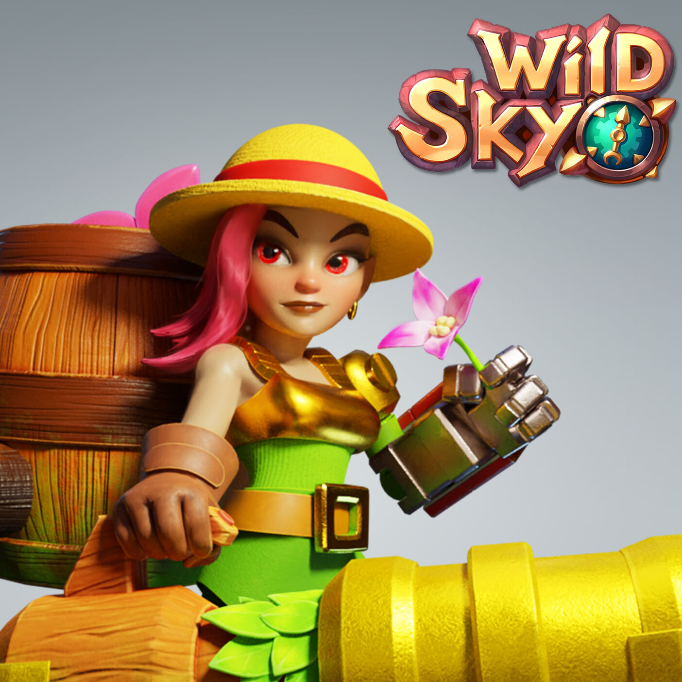 ArtStation - Wildsky TD ---- Hero Skin Flamethrower Landscaper Carmine