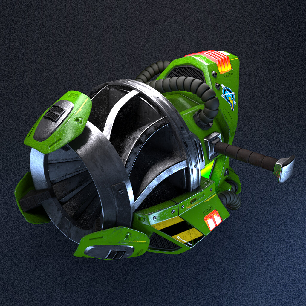 ArtStation - Gadgetron Vortex Cannon (Ratchet & Clank 3)