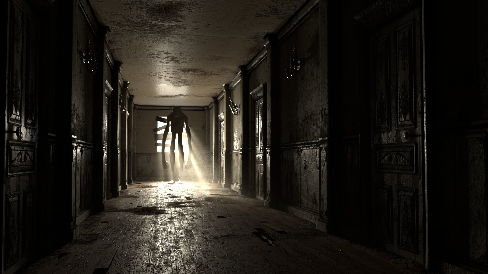 ArtStation - Spooky corridor