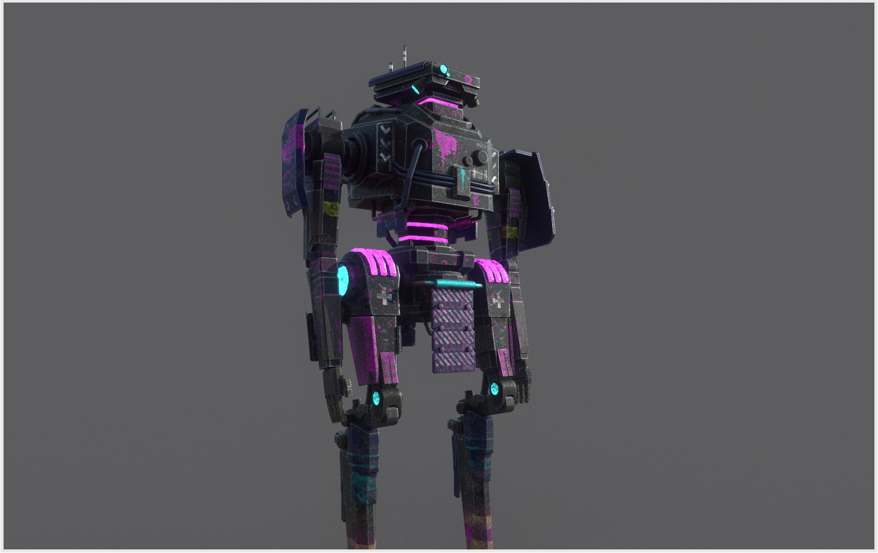 ArtStation - CyberPunk Mech