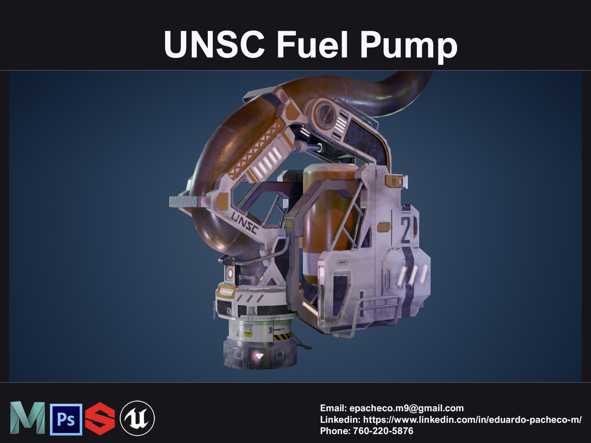 ArtStation - UNSC Fuel Pump