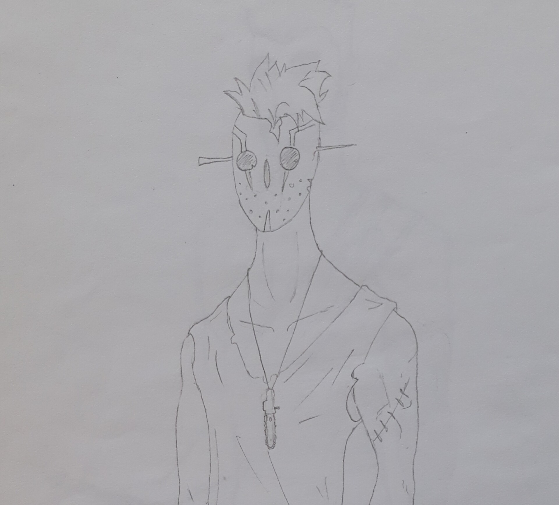 ArtStation - Masked psychopath character design