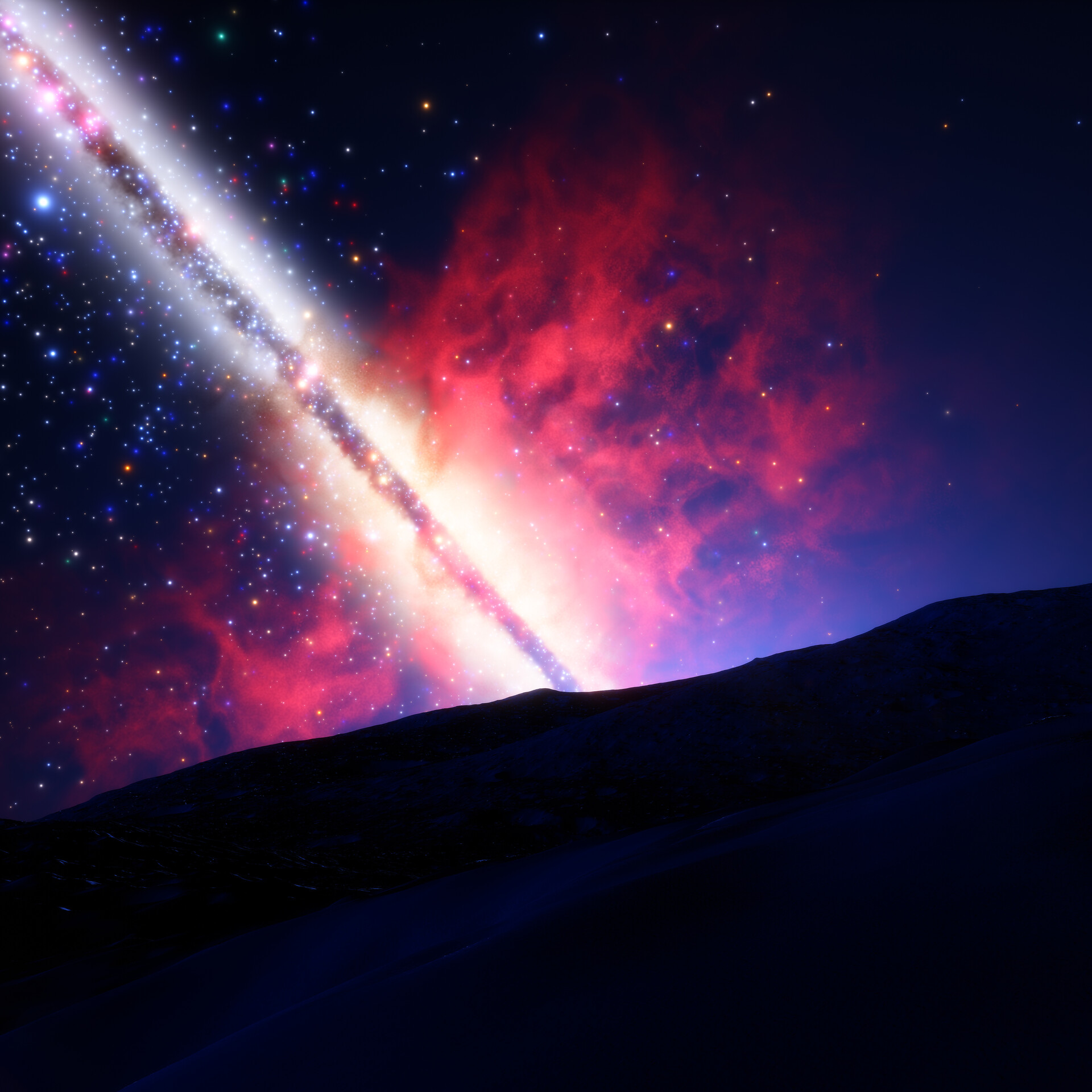 ArtStation - #SPACE SERIES 006 - M82 - The Nebula's Galaxy [BREAKDOWN]