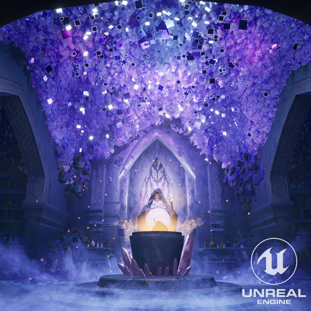 ArtStation - Merlin's Lair - 3D Environment