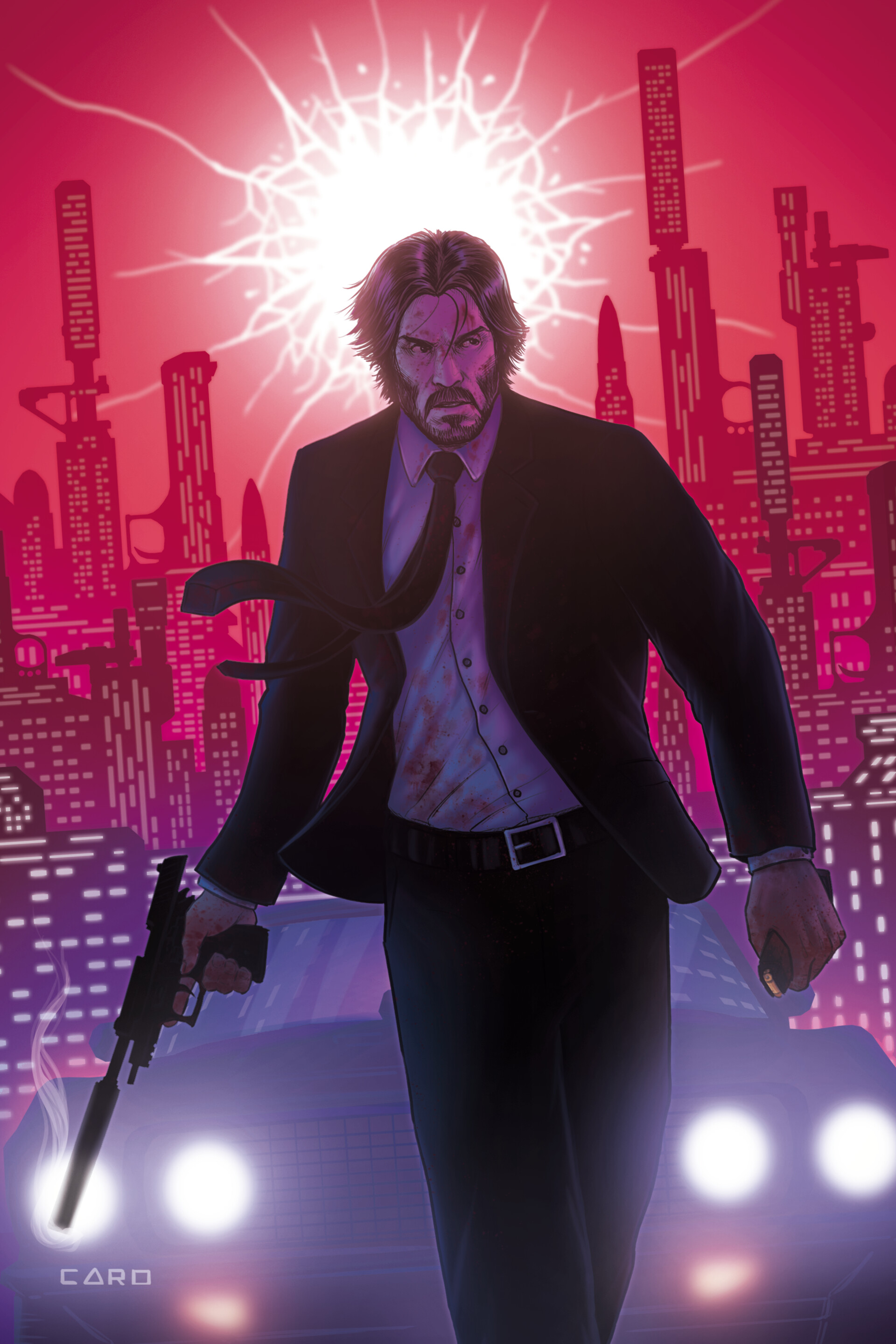ArtStation - John Wick Cover and Pages - Portfolio