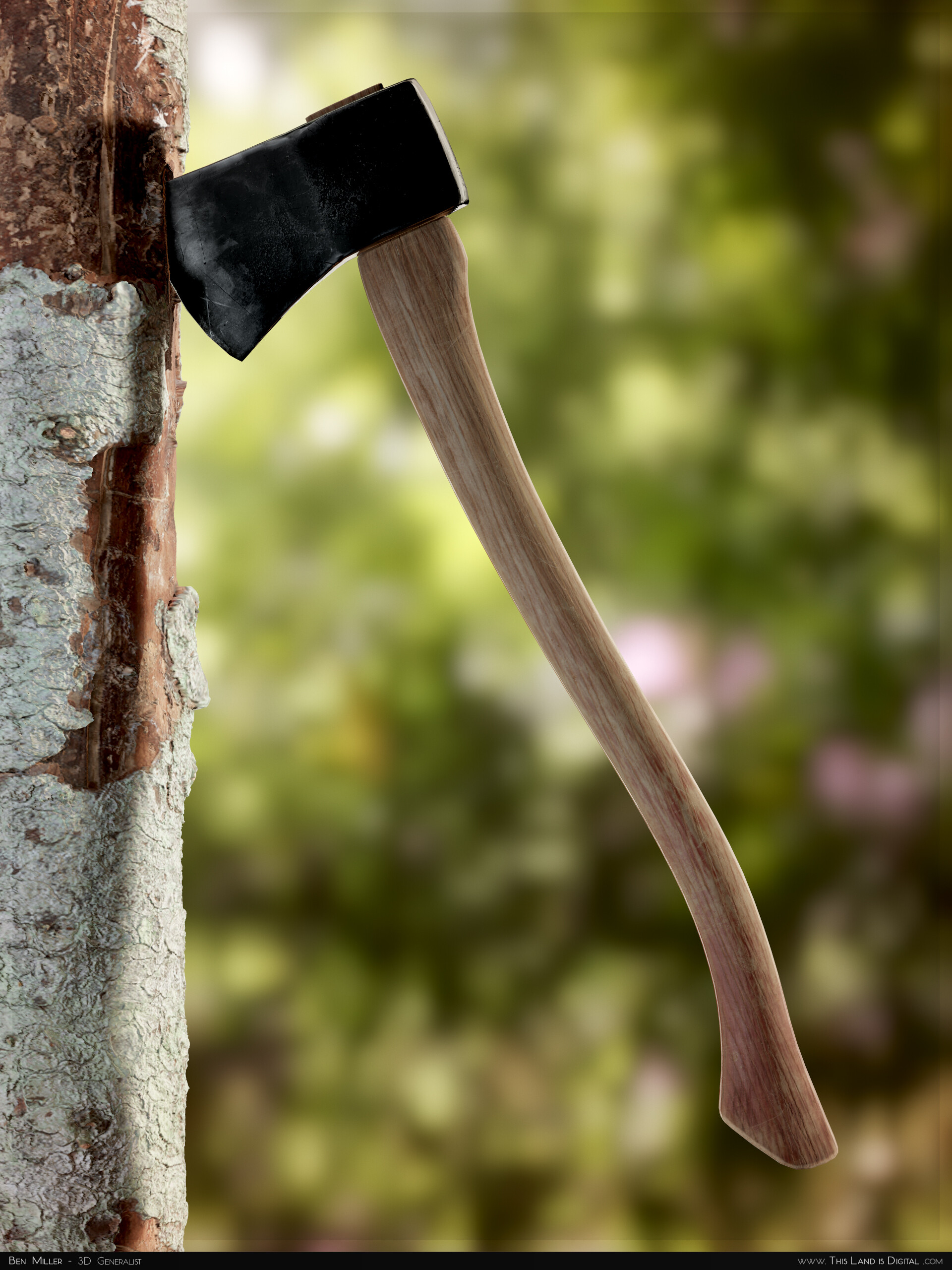 ArtStation - Felling Axe Asset