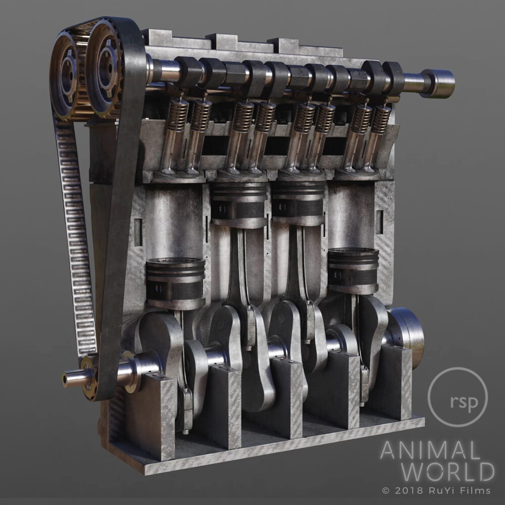 ArtStation - Animal World: Car Engine