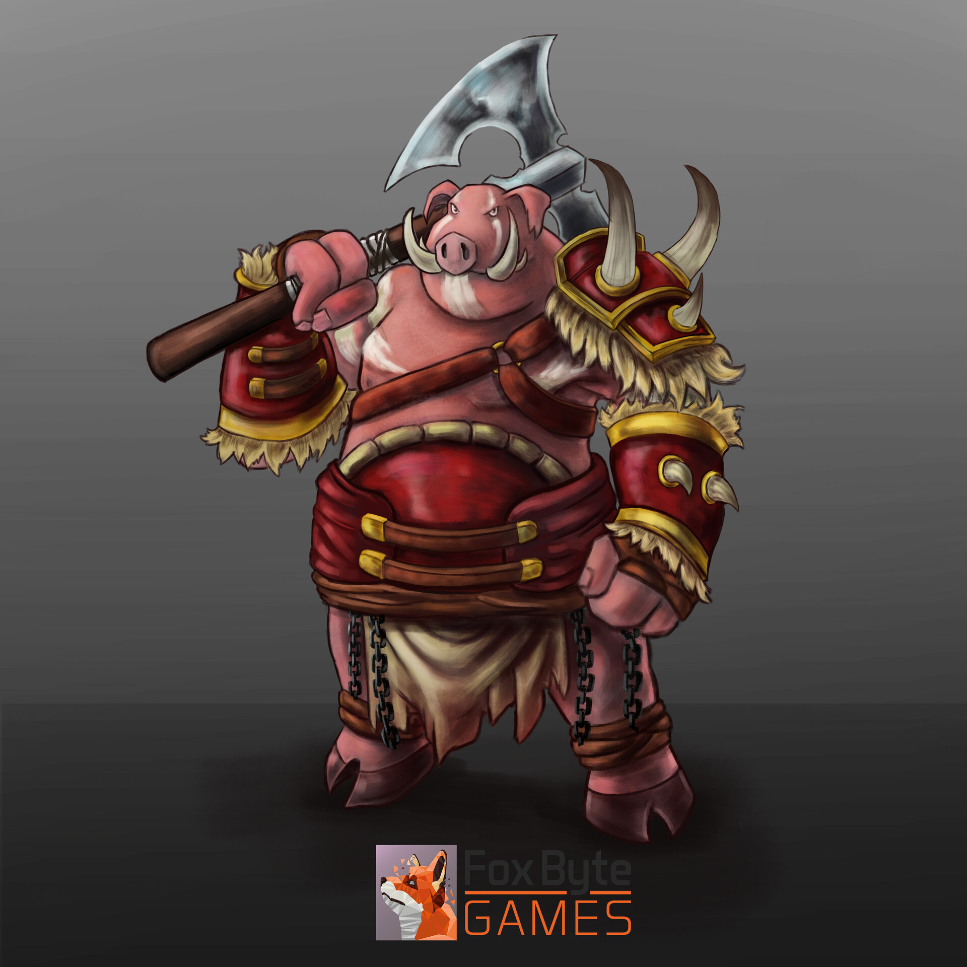 ArtStation - Pig - Frontline