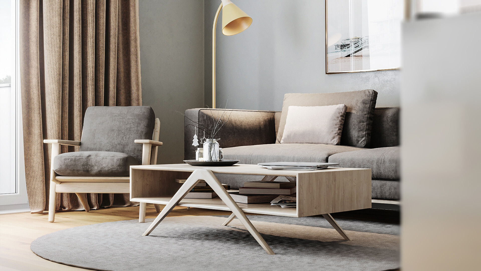 ArtStation - Interior Design | Apartment for client | 42 square meter