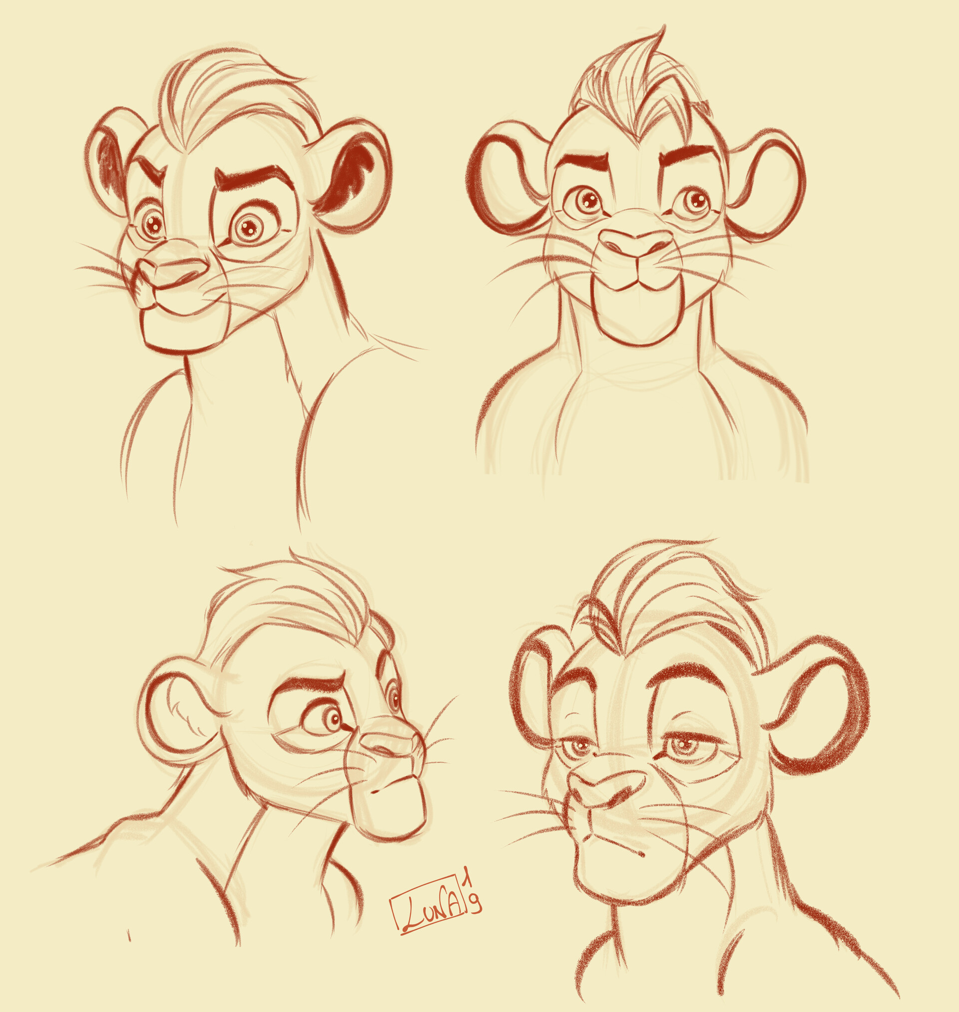 ArtStation - Kion- The Lion Guard