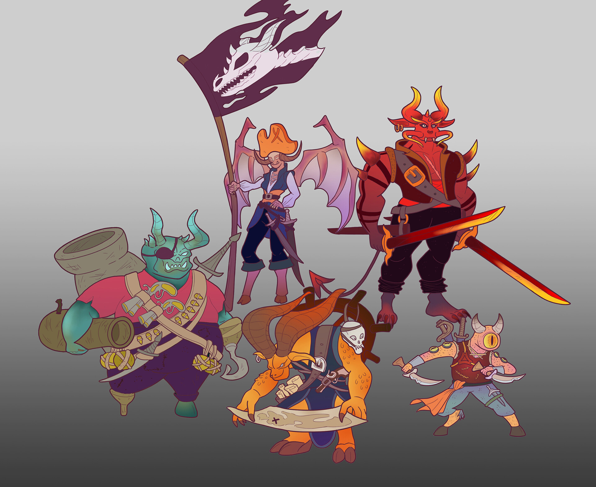 ArtStation - Demonic Pirates