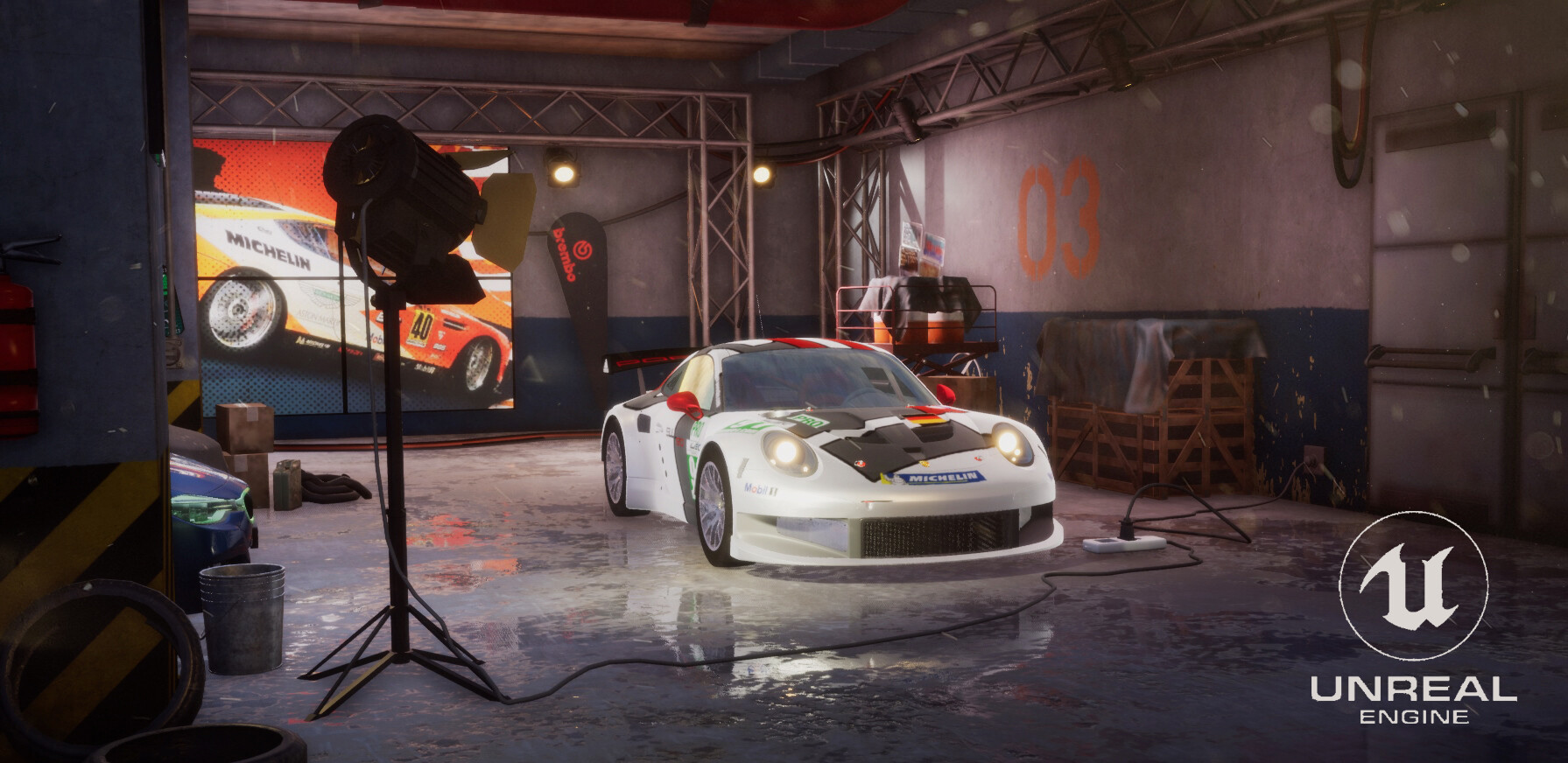 ArtStation - Garage scene atmosphere practice