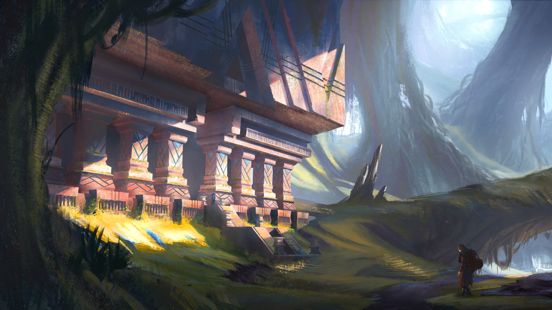 ArtStation - Temple Entrance