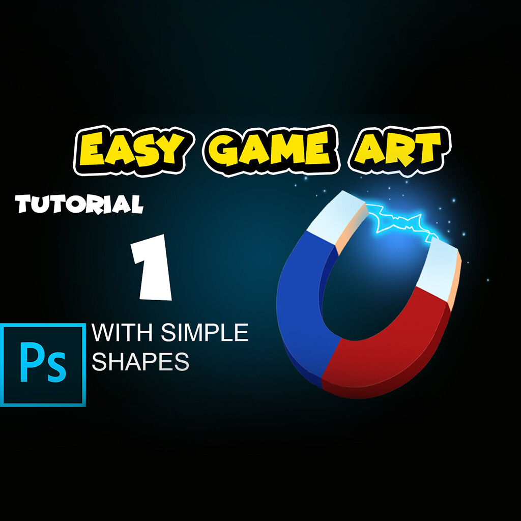ArtStation - MAKE EASY 2D GAME ART IN PS-Tutorial-1