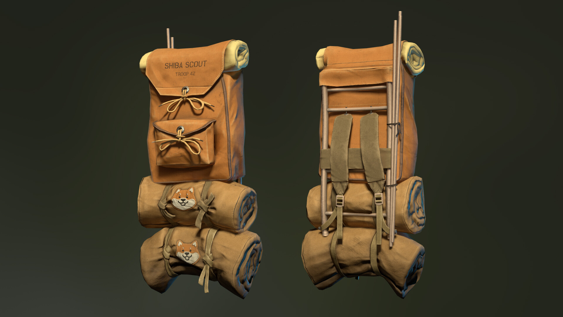 ArtStation - Scout backpack