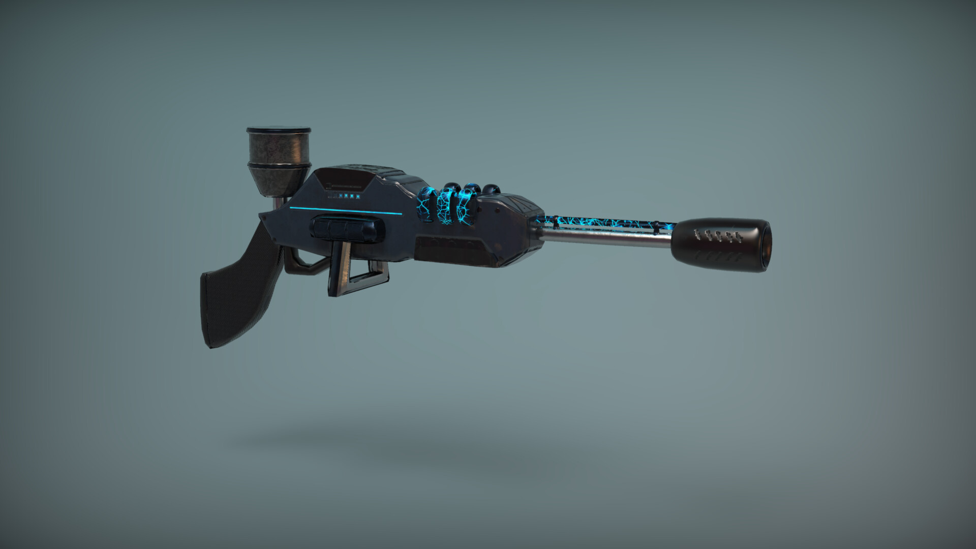 Alfredo Vallejo - Triggerless Low Poly rifle