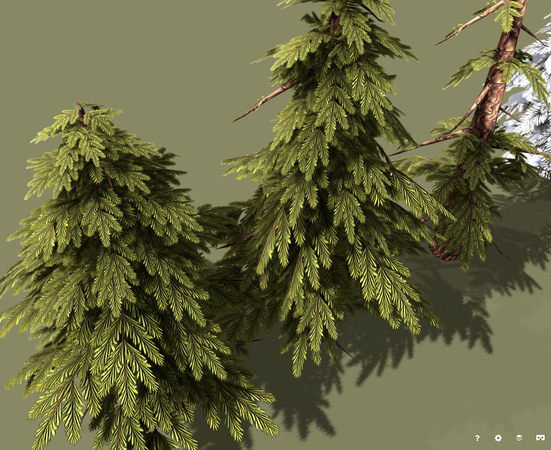 ArtStation - Pine trees optimized