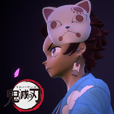 ArtStation - Tanjiro Kamado - Kimetsu no Yaiba - Demon Slayer