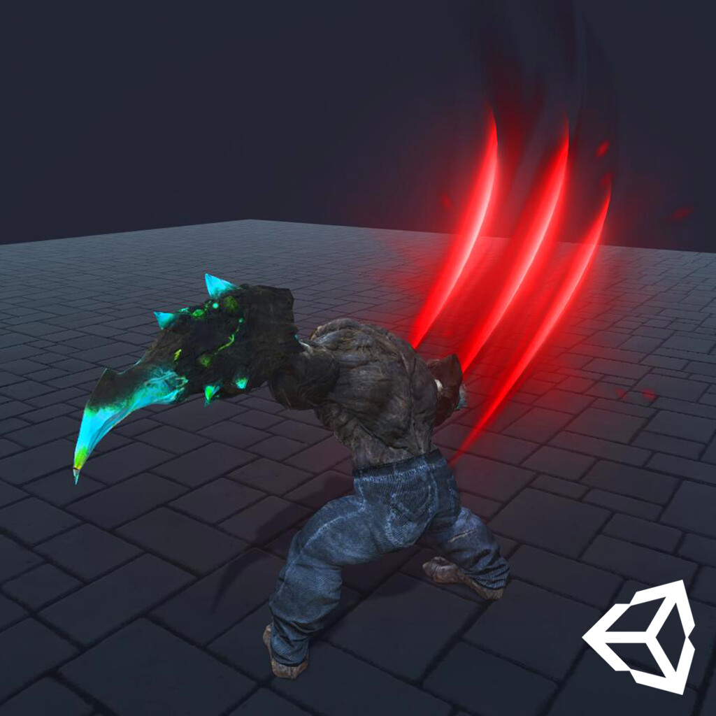 ArtStation - Game VFX tutorial: Creating claw attack effect in Unity