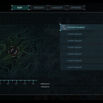 ArtStation - Game UI_Military