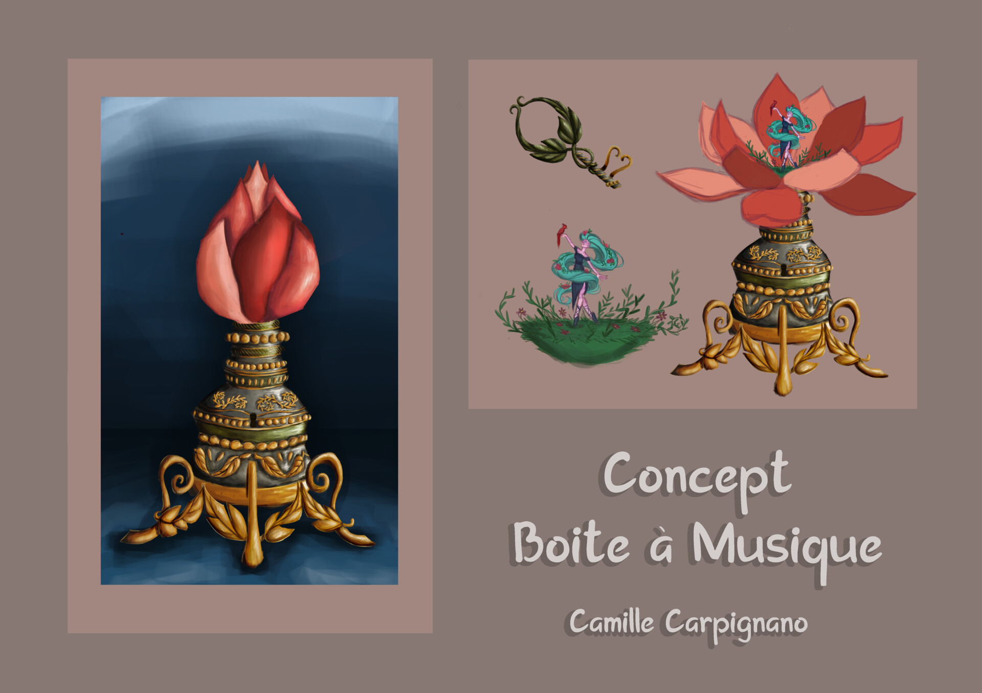 ArtStation - Music Box Concept