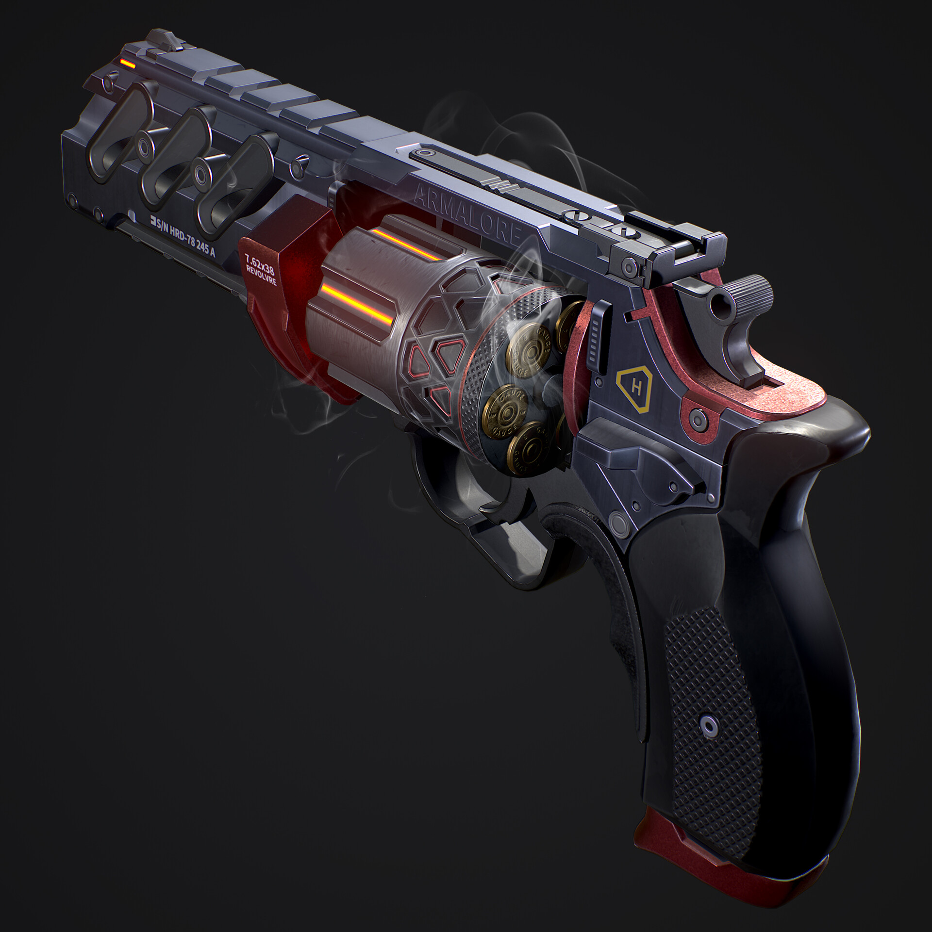 ArtStation - Ph7.62 concept pistol