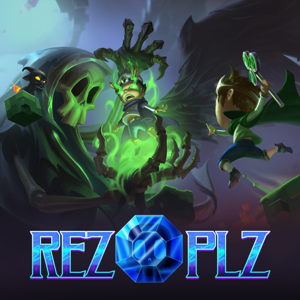 ArtStation - Rez Plz Splash Art