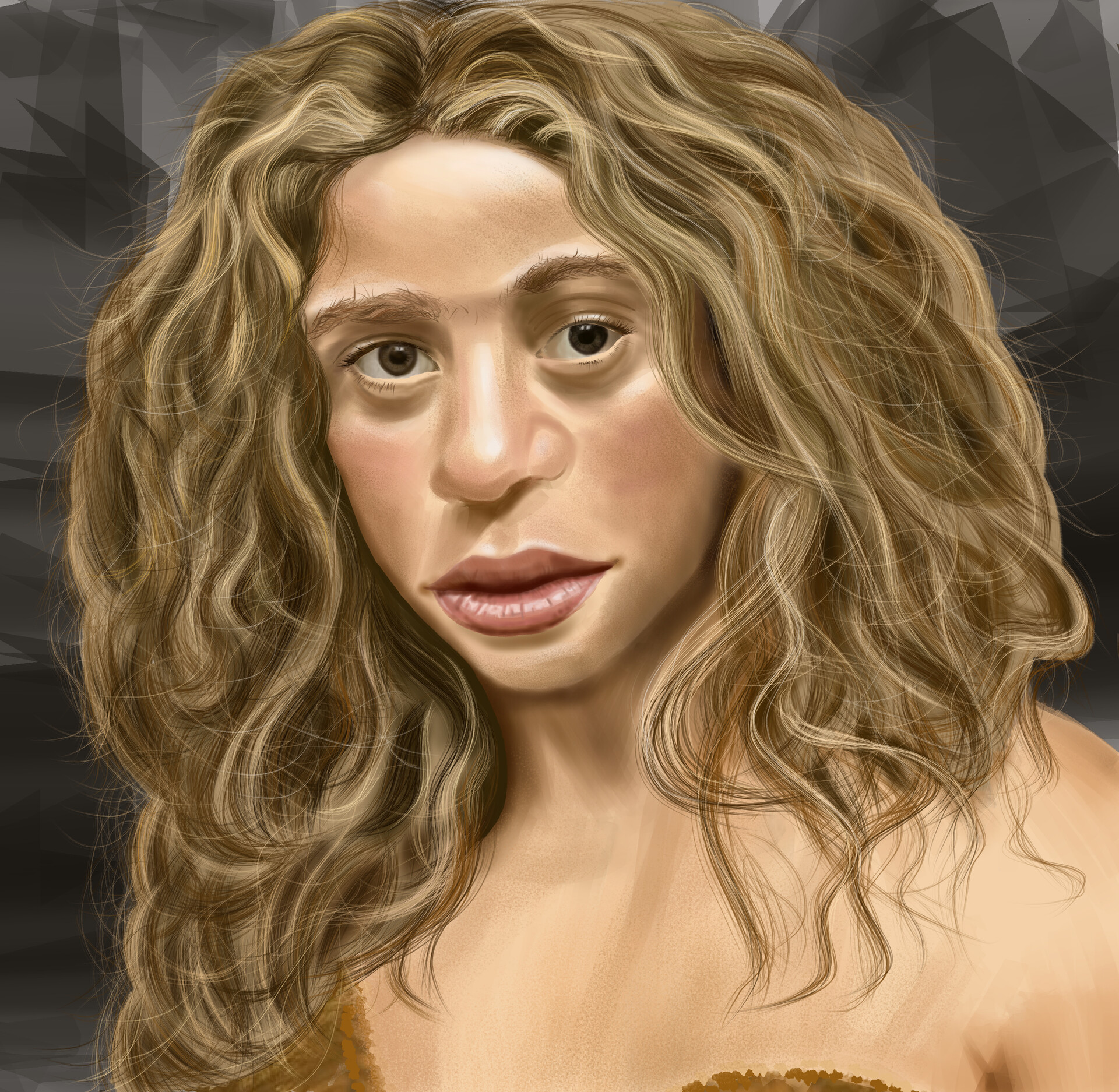 ArtStation - Attractive Neandertal girl