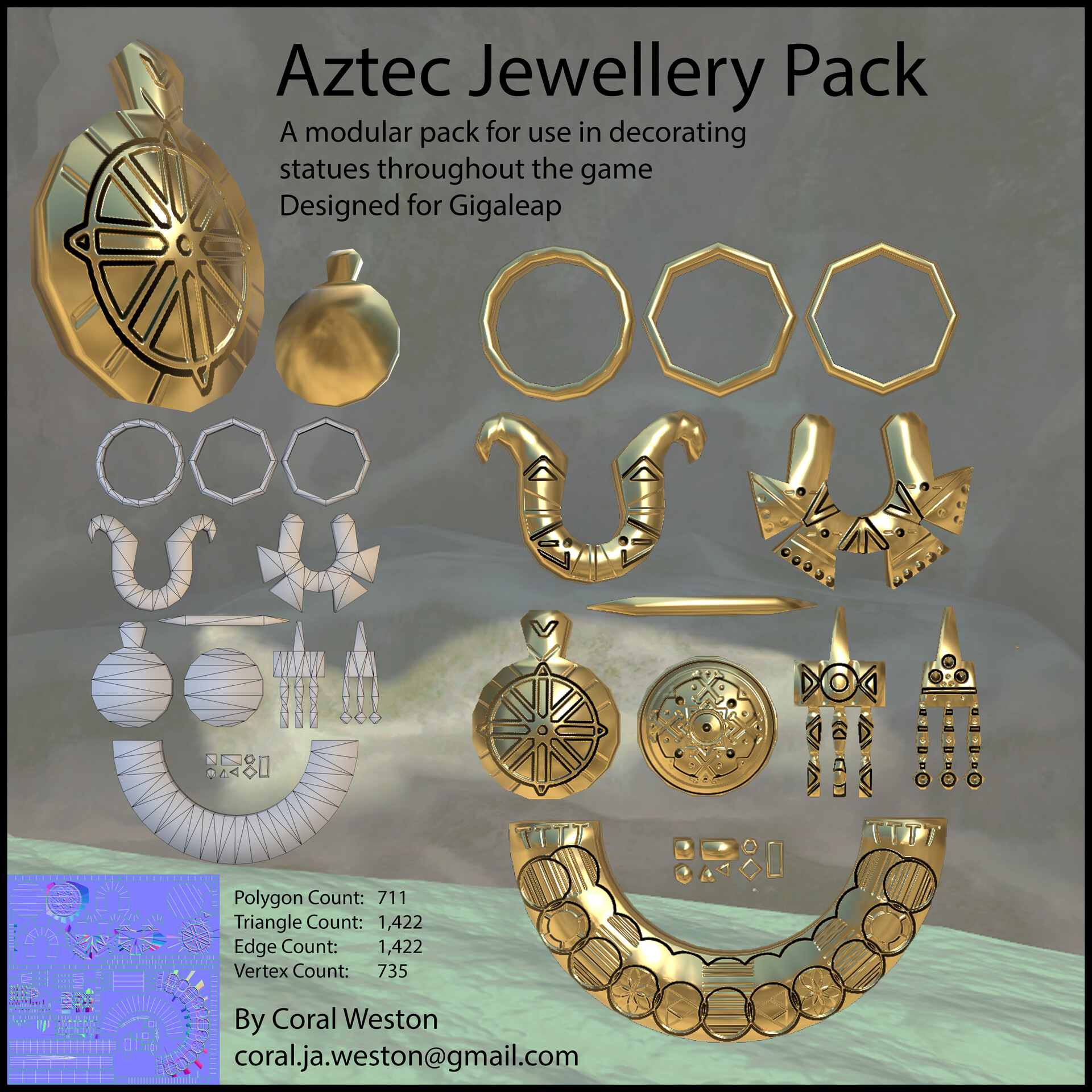 ArtStation - Modular Jewellery Pack