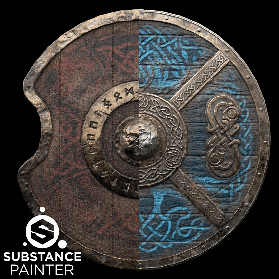 ArtStation - Viking Shields