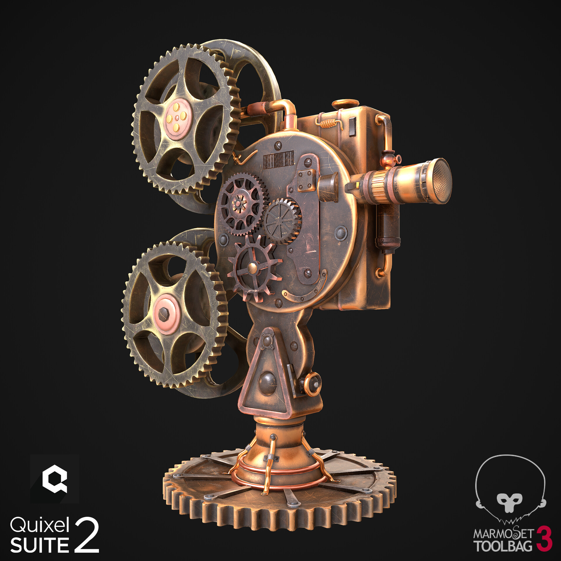 ArtStation - Steampunk Projector