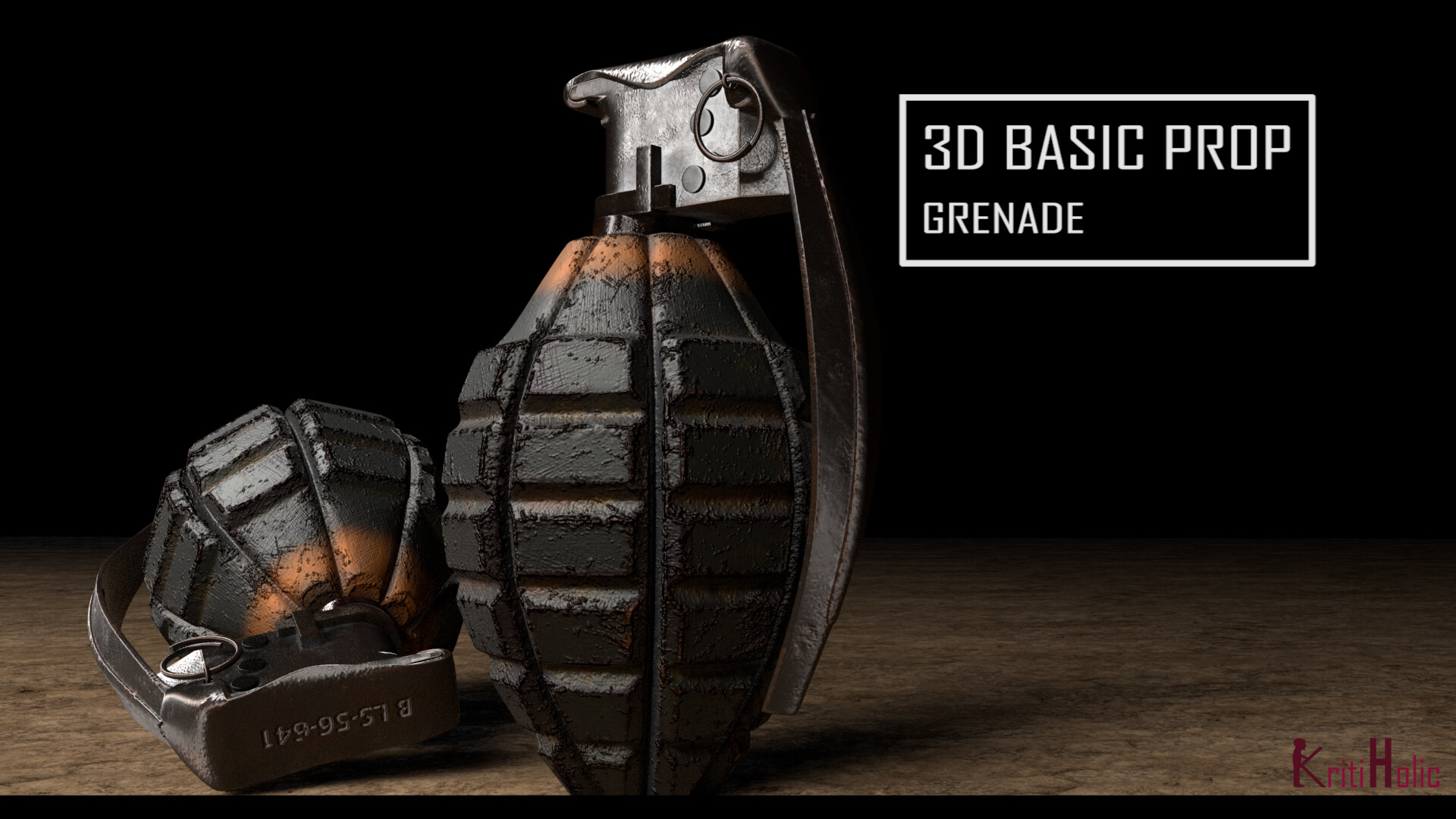 ArtStation - 3D HAND GRENADE MODEL