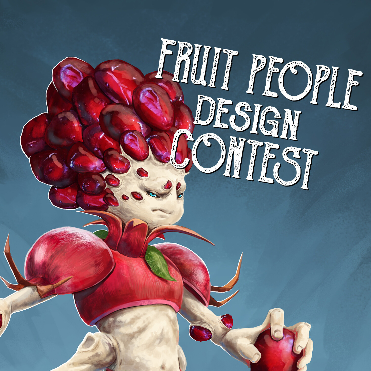 ArtStation - Fruit People Contest - Pomegranate