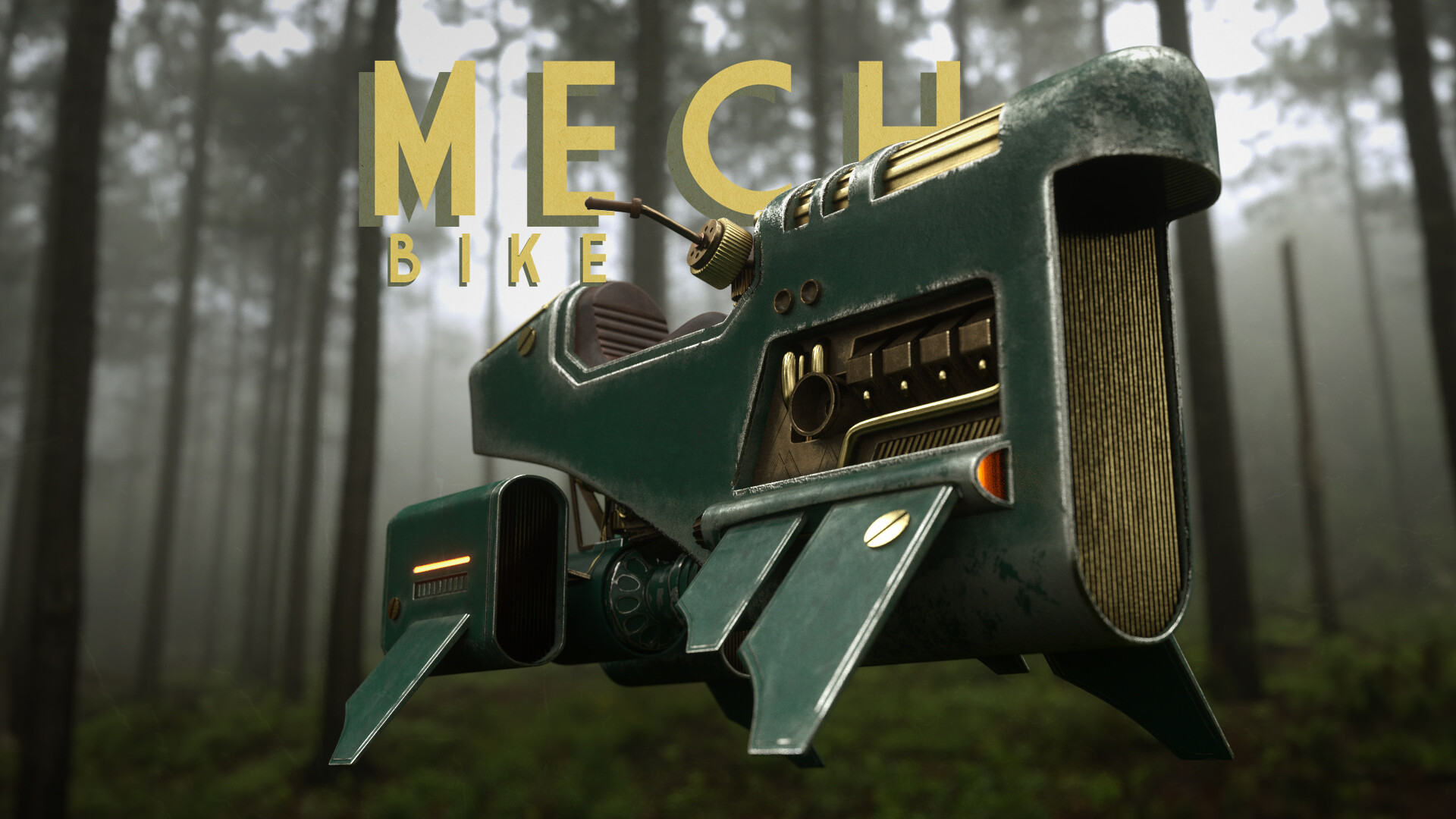 ArtStation - Mech Bike - Cinematic Cgi