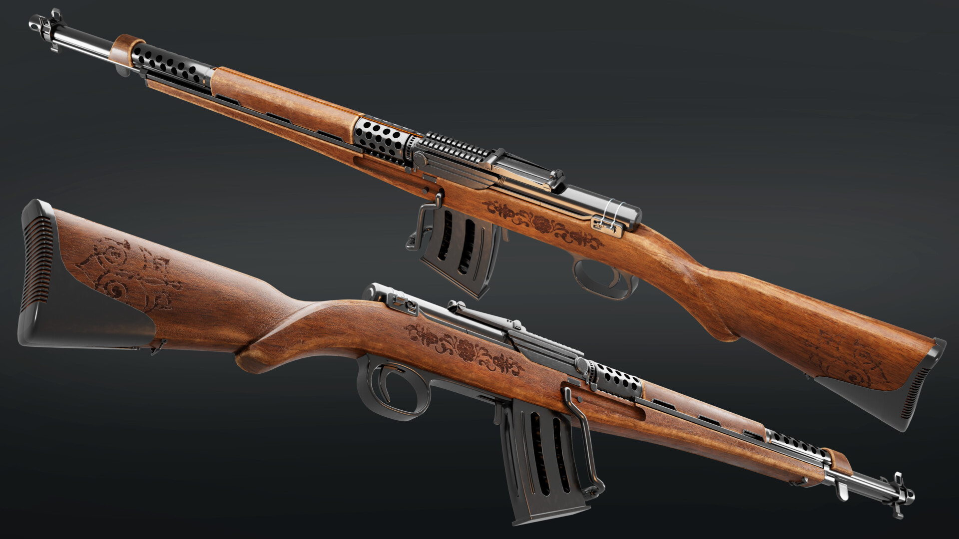 ArtStation - Weapon concept AVS-034