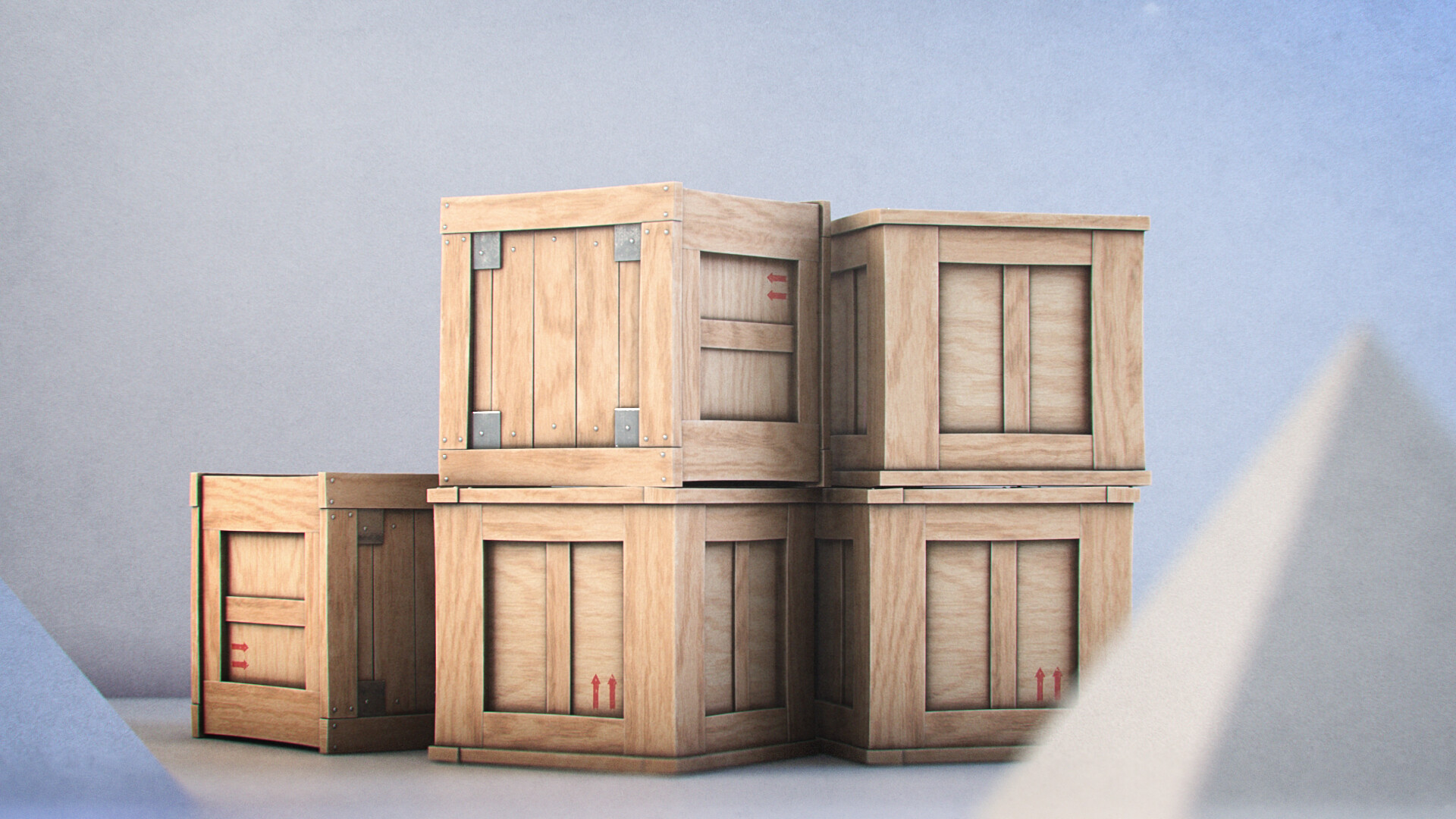 ArtStation - Stylized Wooden Box