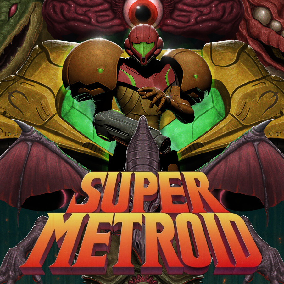 ArtStation - Super Metroid Poster