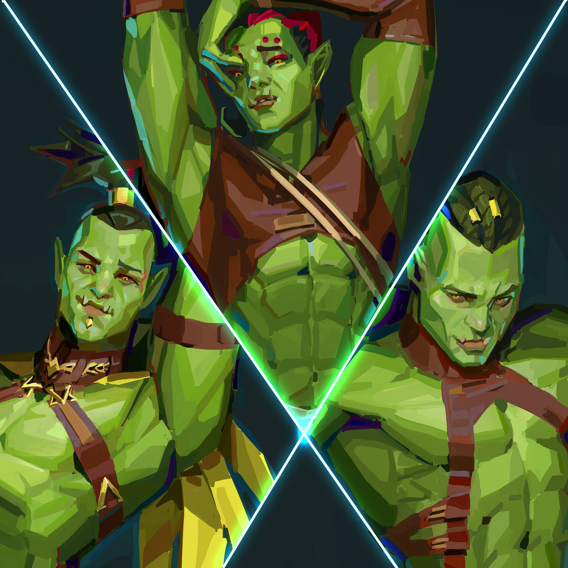 ArtStation - orcs gang