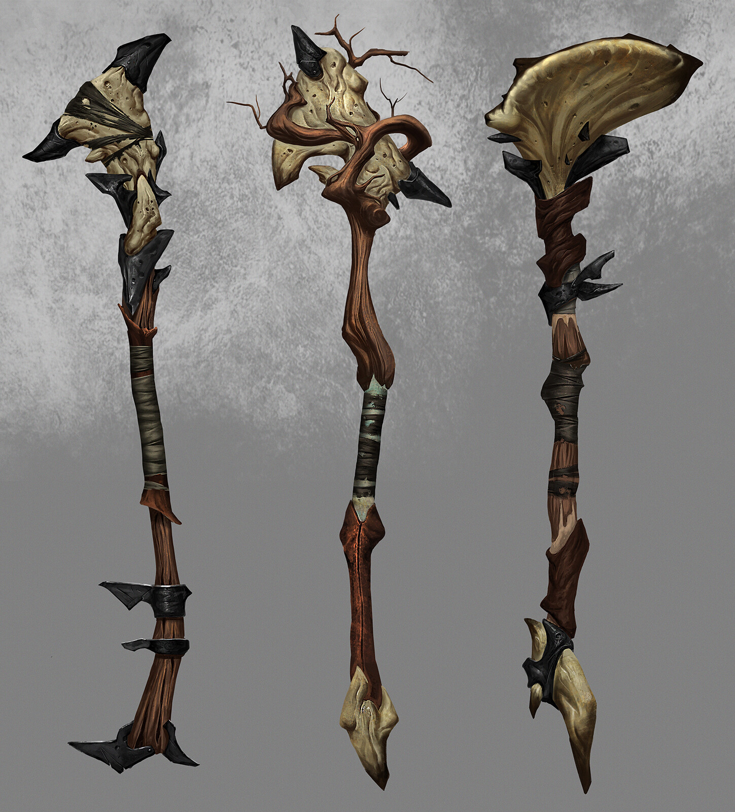 ArtStation - Abandoned Staffs Concept Design