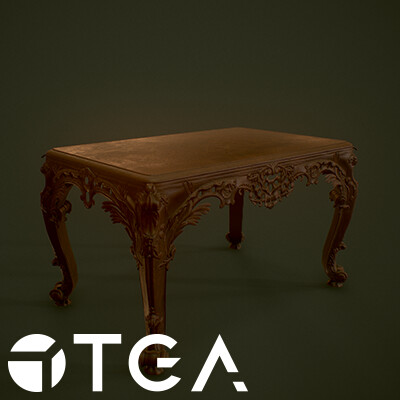 ArtStation - Rococo Table
