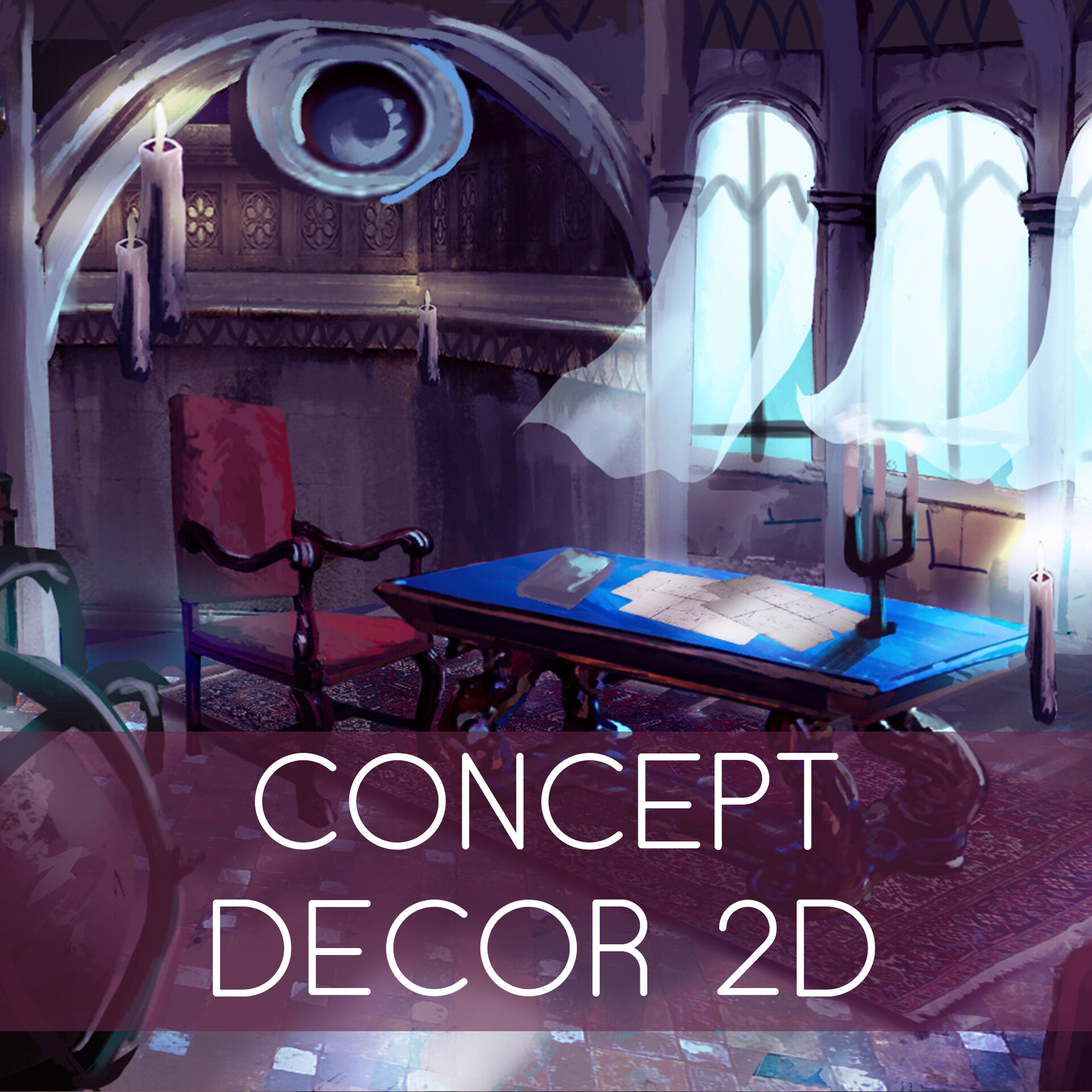 ArtStation - CONCEPT DECOR 2D