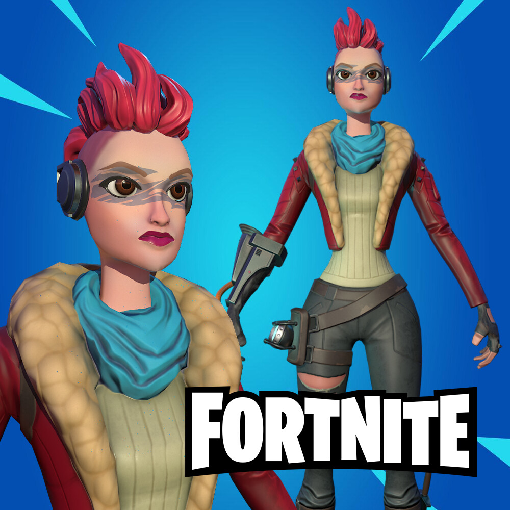 ArtStation - Fortnite - Outlander Female Character