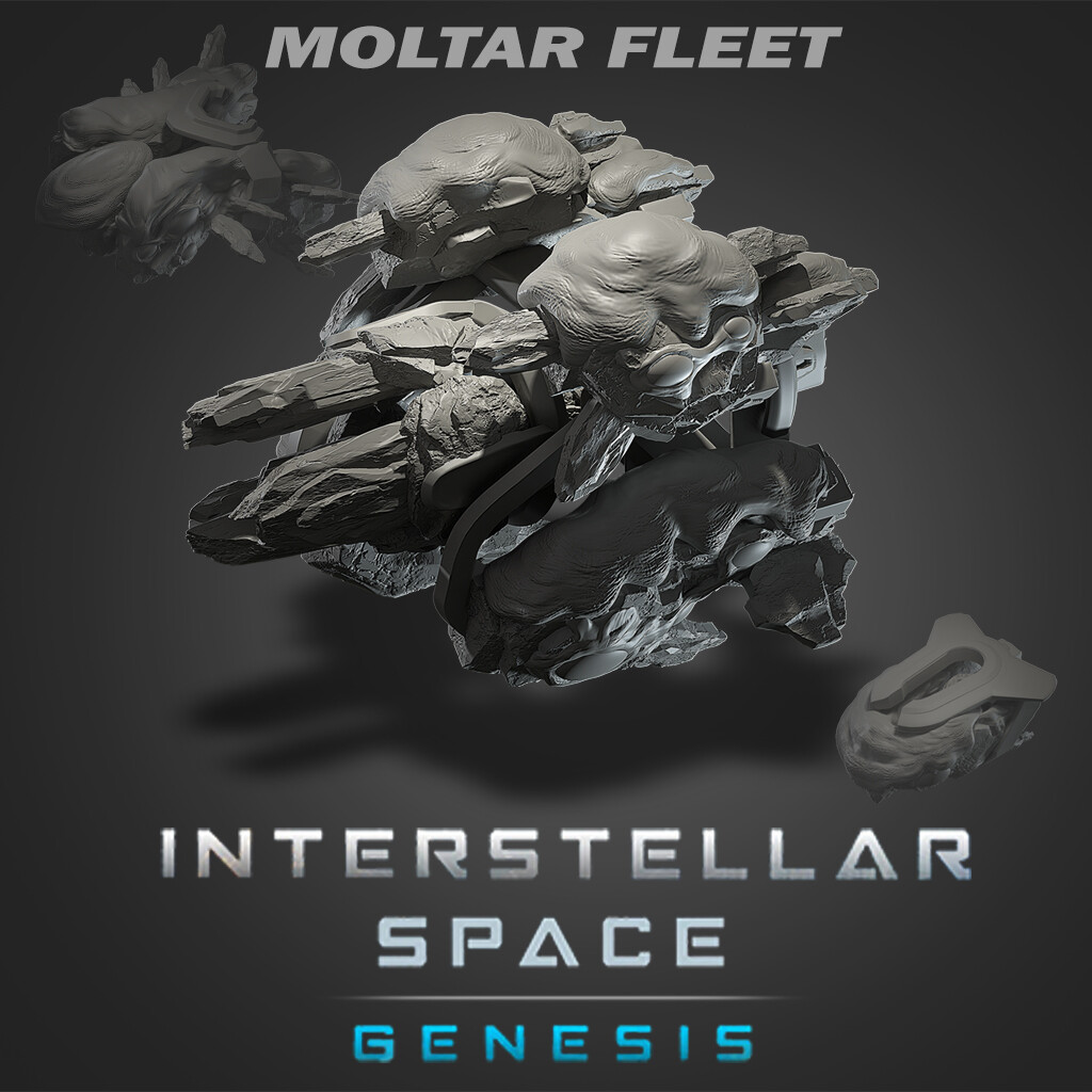 ArtStation - Interstellar Space : Genesis - Moltar Fleet Concepts