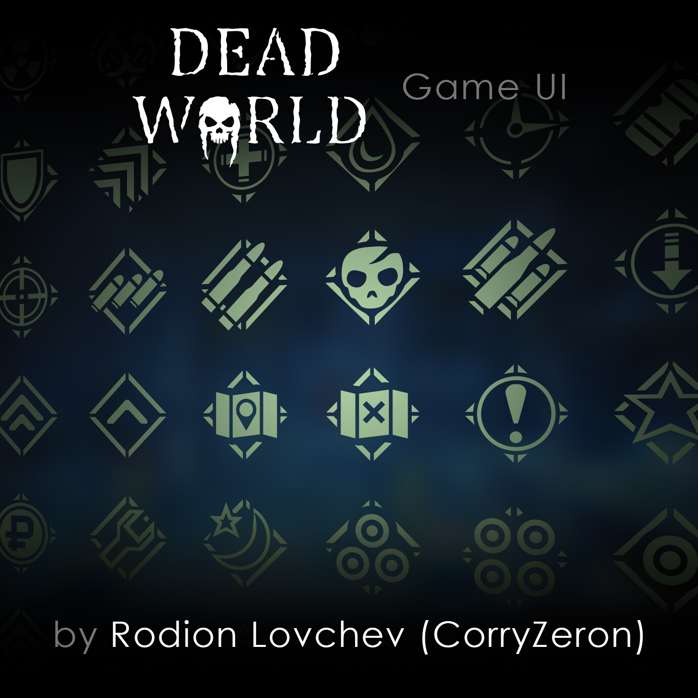 ArtStation - Dead World UI (Canceled)