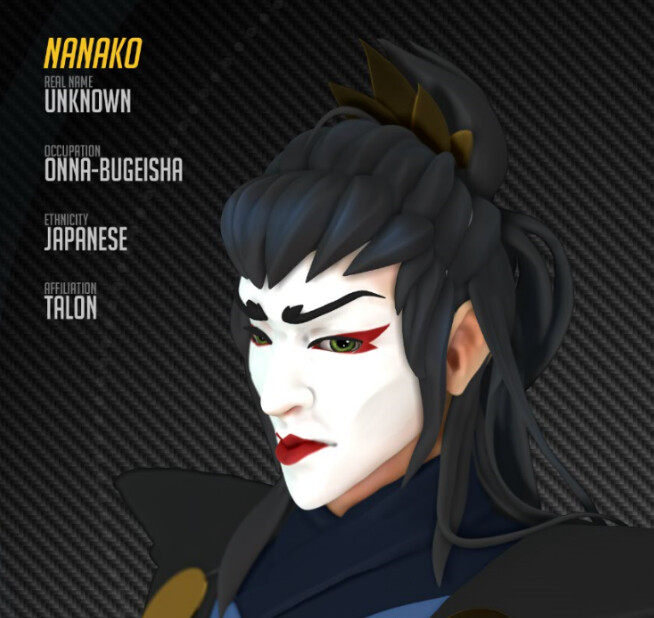 ArtStation - Overwatch Fan Character Design - Nanako