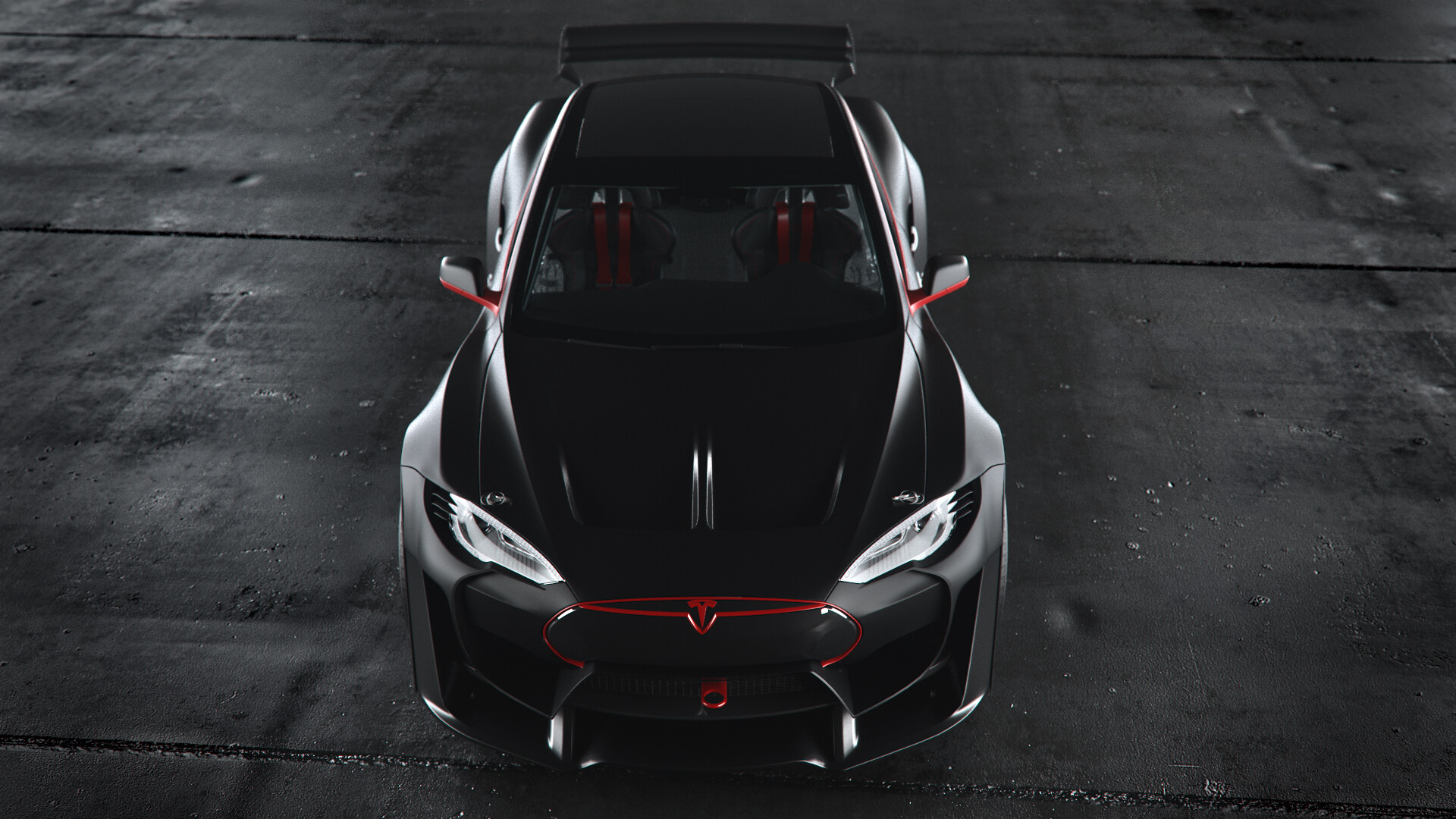 ArtStation - TESLA RED BULL RACING