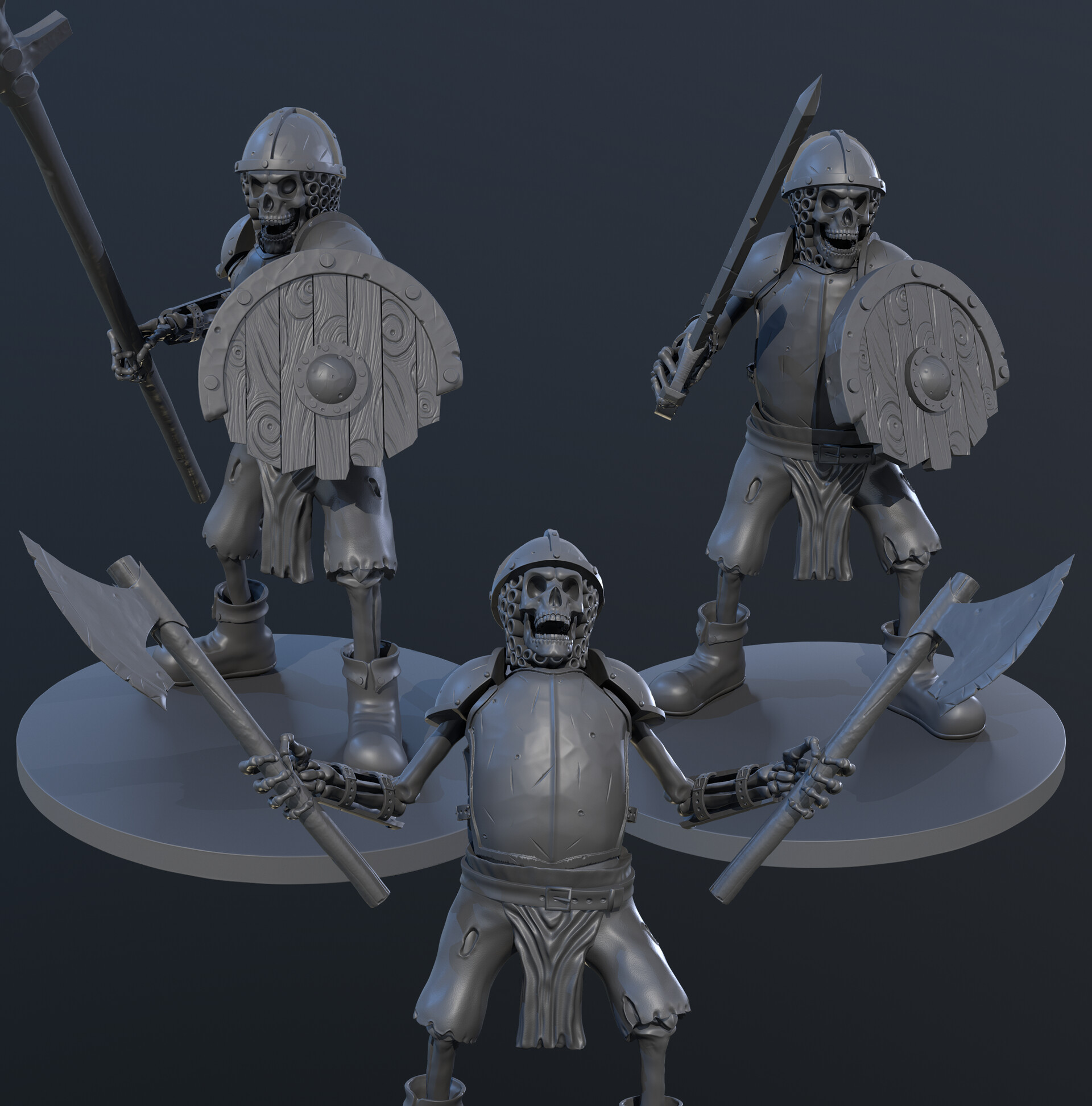 ArtStation - Skeleton Miniatures